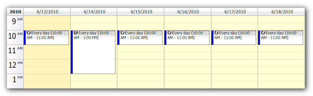 Calendar Tutorial Recurring Events Aspnet C Vbnet Daypilot For Aspnet Webforms Ajax