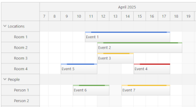 DayPilot Vue Scheduling Components